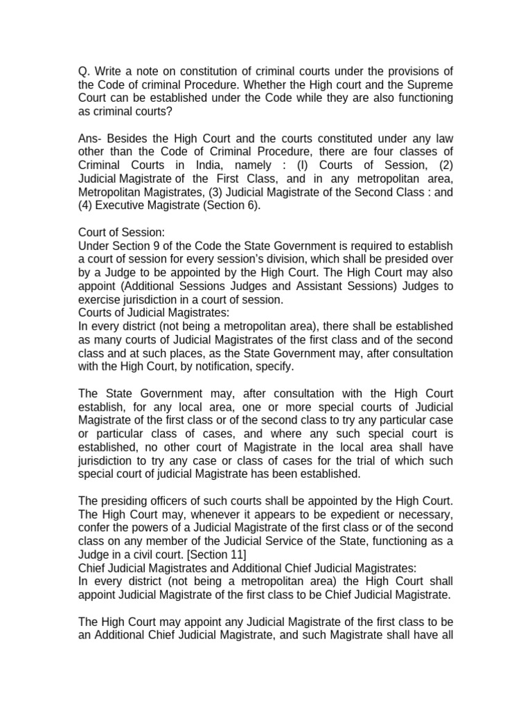 CRPC | PDF | Bail | Magistrate