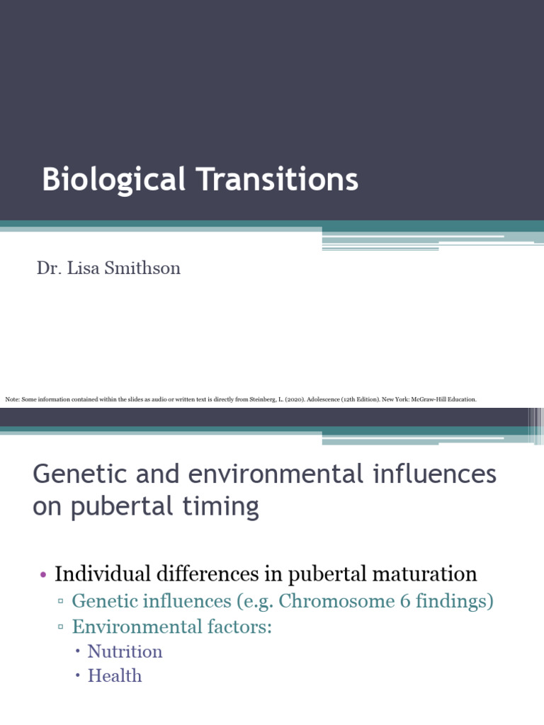 Pubertal Timing: Genetics and Impact | PDF | Bulimia Nervosa | Eating ...
