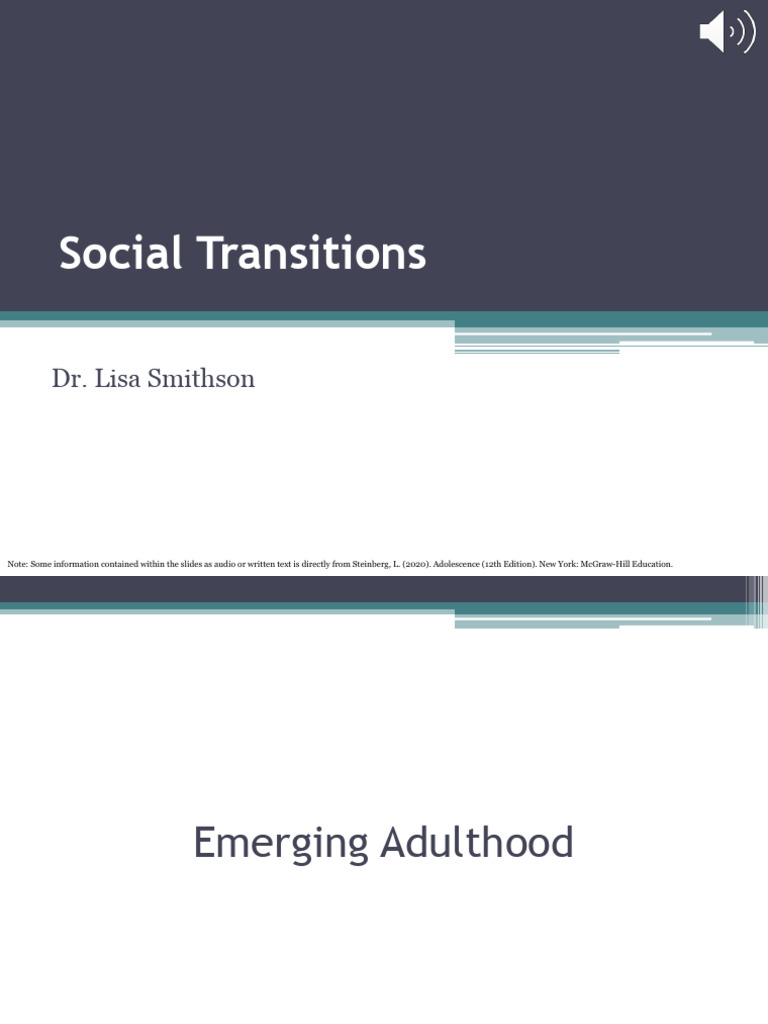 Understanding Emerging Adulthood | PDF | Adolescence | Adults