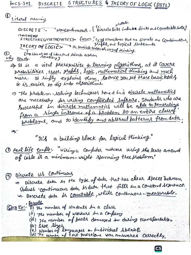 DSTL UNIT 1 Notes Jitendra Singh CS AIML-1 3rd Semester | PDF DSTL UNIT 1 Notes Jitendra Singh CS AIML-1 3rd Semester | PDF