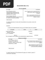 IVA Causado y Acreditable en Contabilidad | PDF