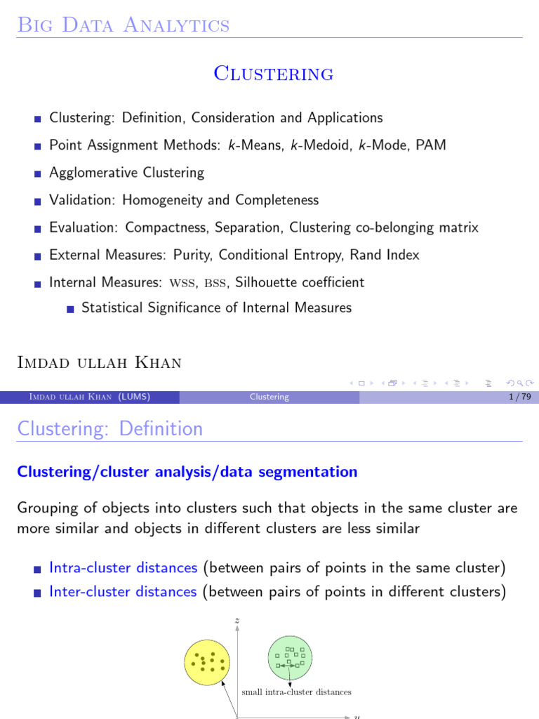 Lec 5-A Analytics Clustering | PDF | Cluster Analysis | Data Mining