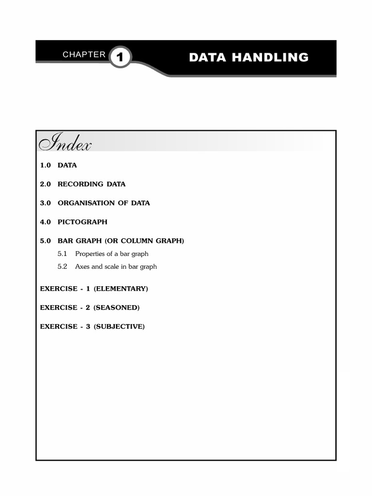 Maths - Data Handling | PDF
