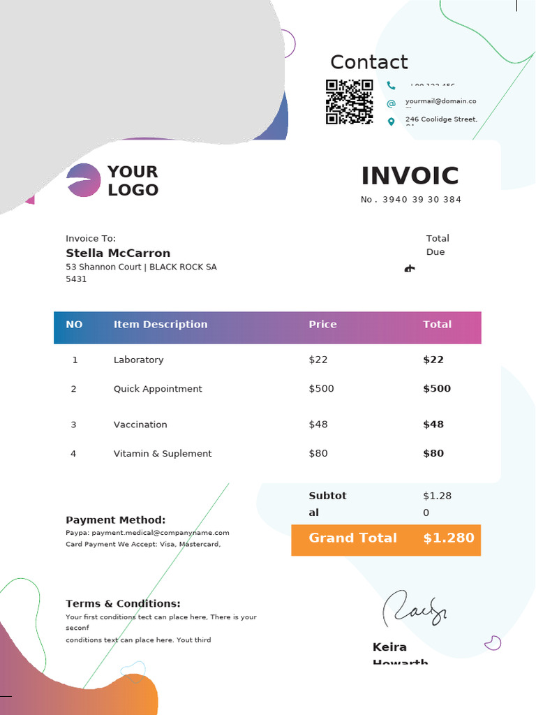 Liquid Style - Medical - Invoice | PDF | Personal Finance | Credit