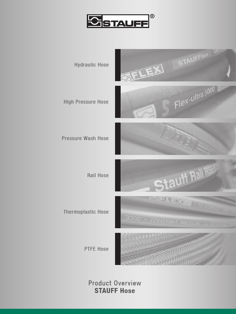 Stauff Hydraulic Hose Product Overview | PDF | Pressure | Corrosion