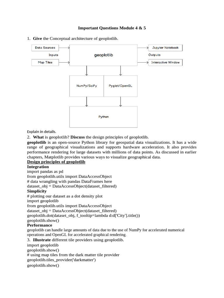 Important Questions Module 4 & 5 | PDF | Computer Science | Computing
