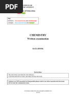 Vce Chemistry Data Book Annotated For 2021 v3 | PDF | Mole (Unit) | Combustion
