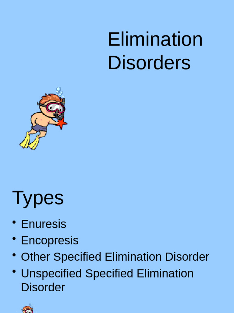 Elimination Disorders | PDF