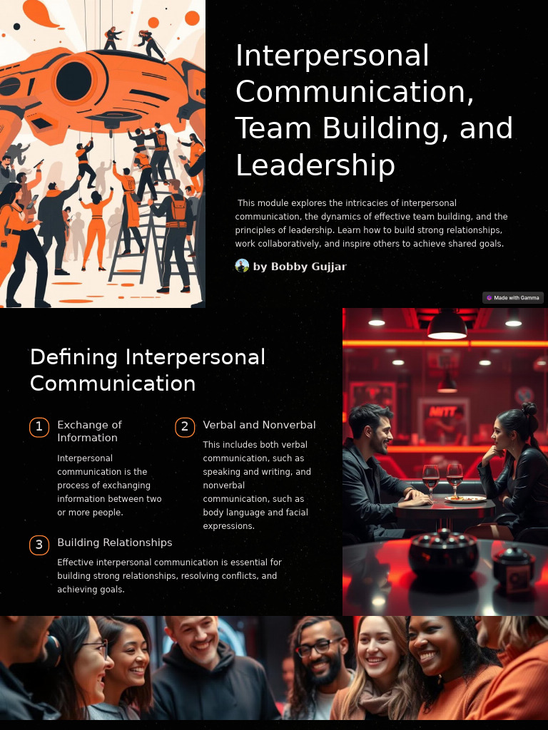Interpersonal-Communication-Team-Building-and-Leadership | PDF ...