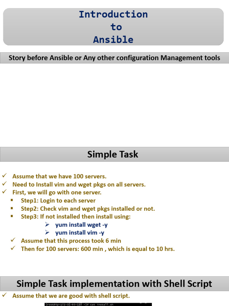 Introduction To Ansible | PDF