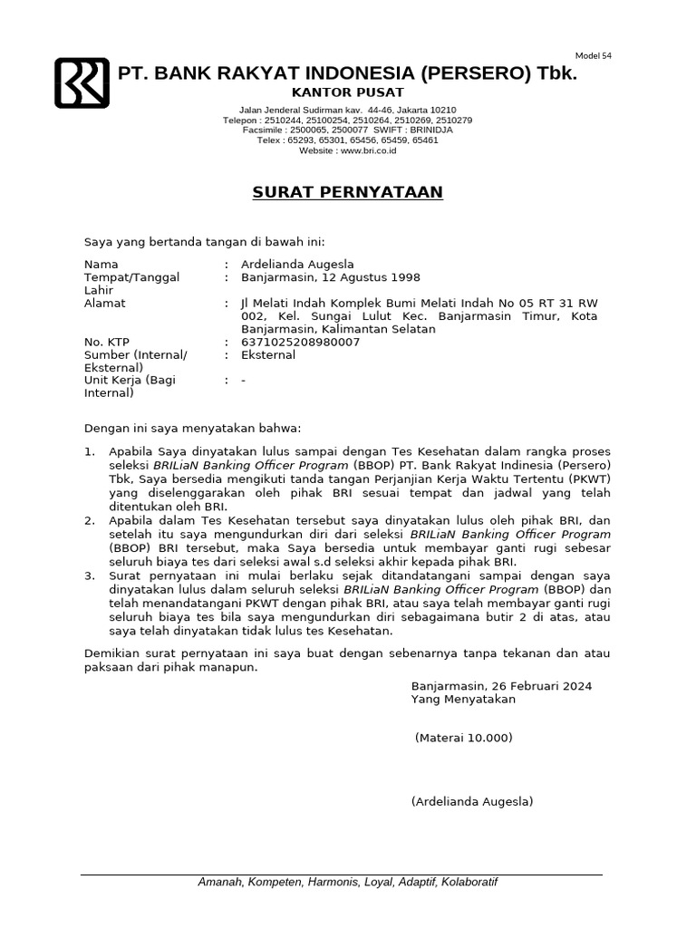 Surat - Pernyataan - BBOP - Batch - 1 - Tahun - 2024 Lampiran Eksternal ...