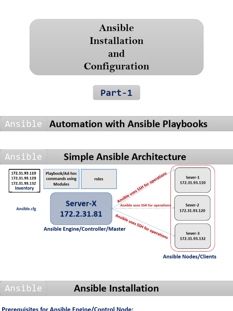 Install and Configure Ansible | PDF Install and Configure Ansible | PDF