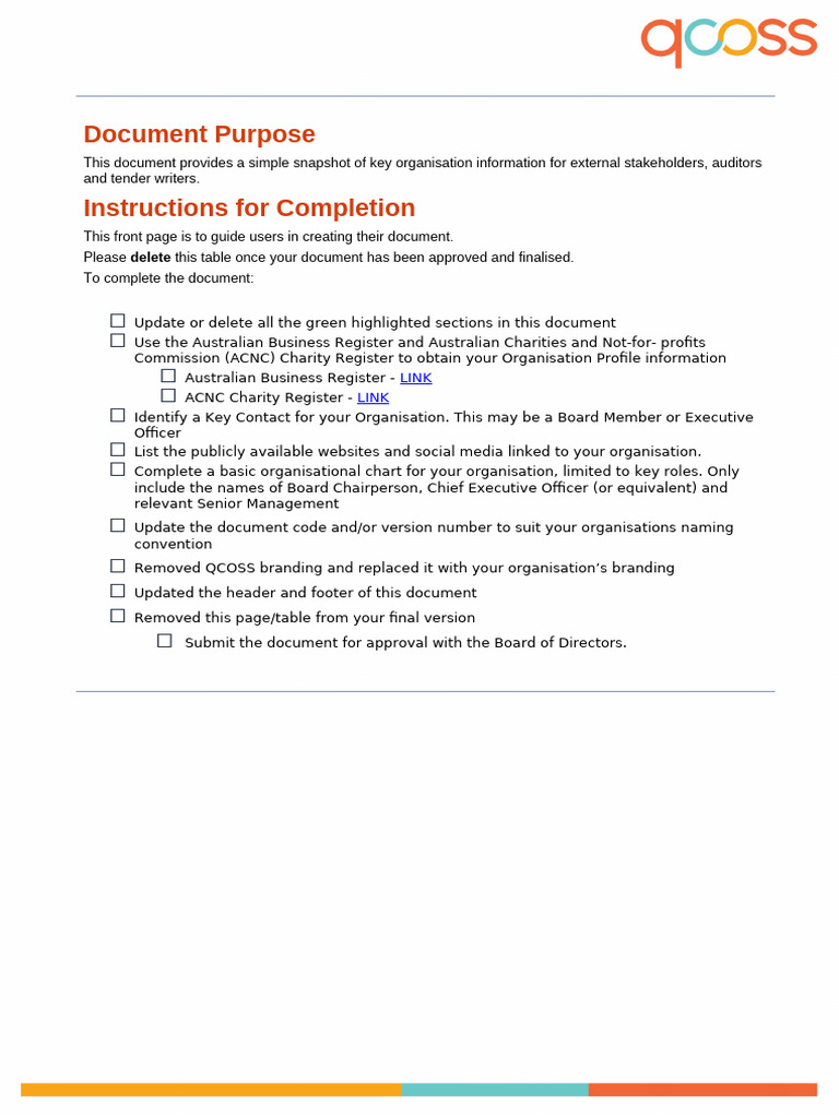 Company Profile TEMPLATE | PDF | Charitable Organization | Cyberspace