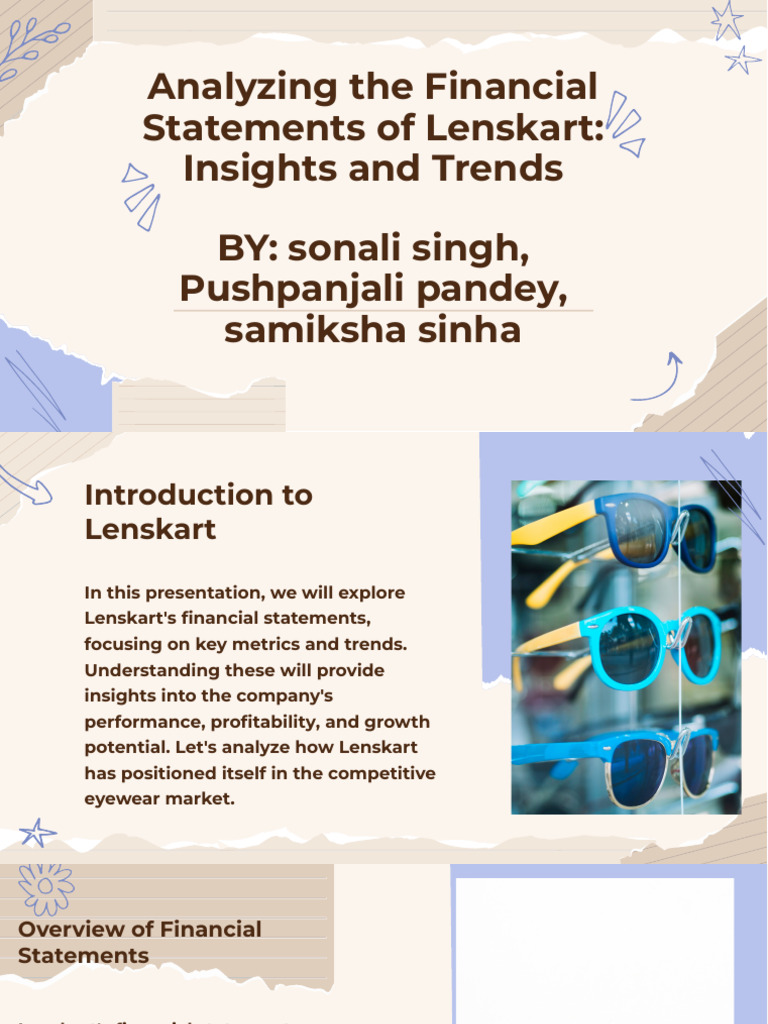 Slidesgo Analyzing The Financial Statements of Lenskart Insights and ...