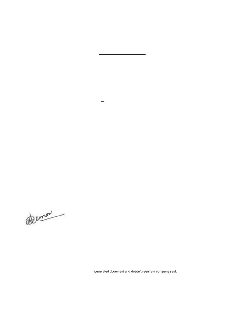 HCL Technologies Relieving Letter | PDF