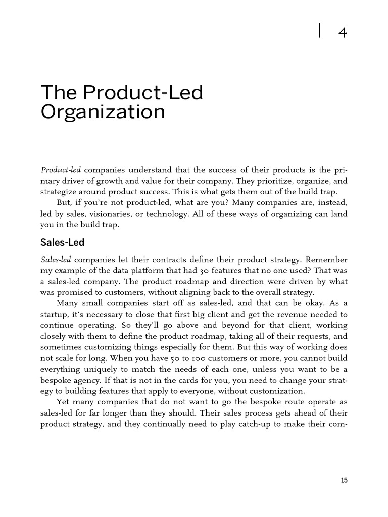 Escaping the Build Trap How Effective Product Management Creates Real ...