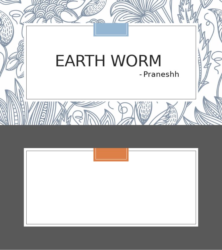 Earth Worm | PDF