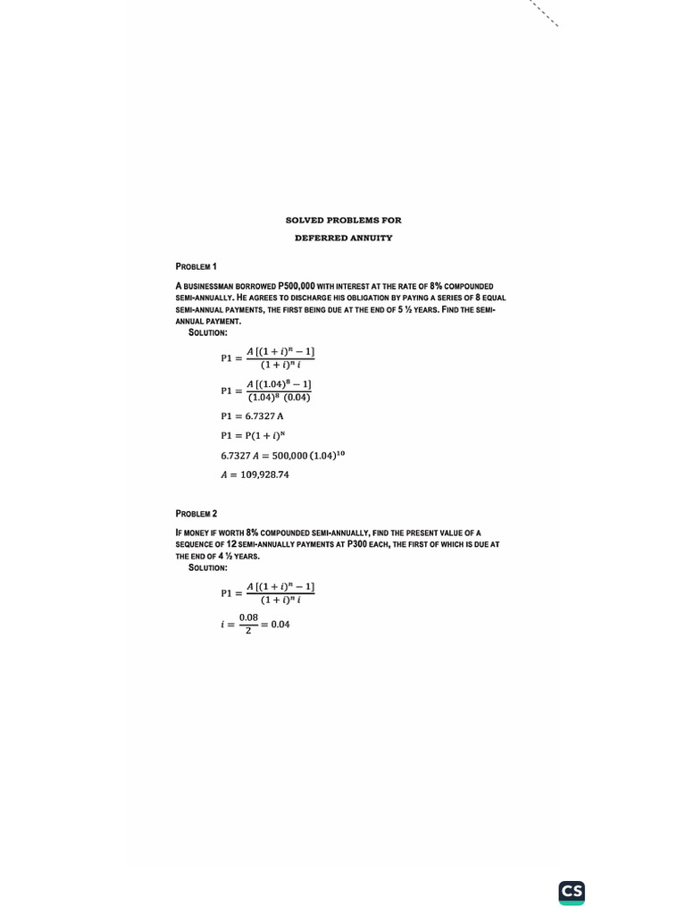 Deferred Annuity | PDF