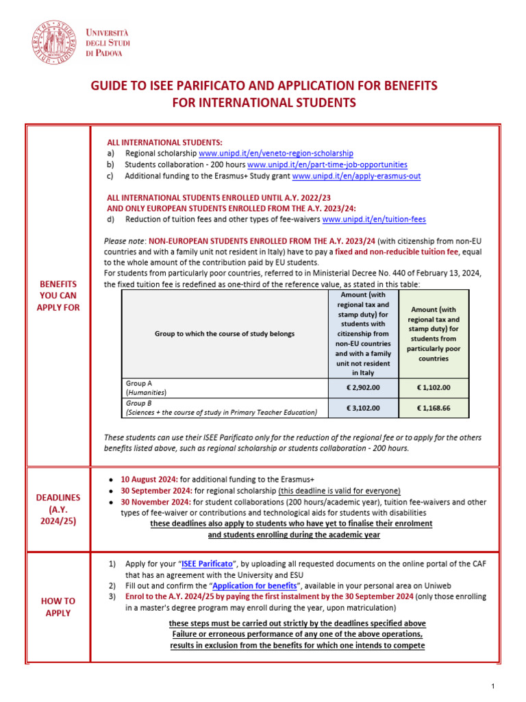 Guide ISEE ApplicationForBenefits August2024 ENG | PDF