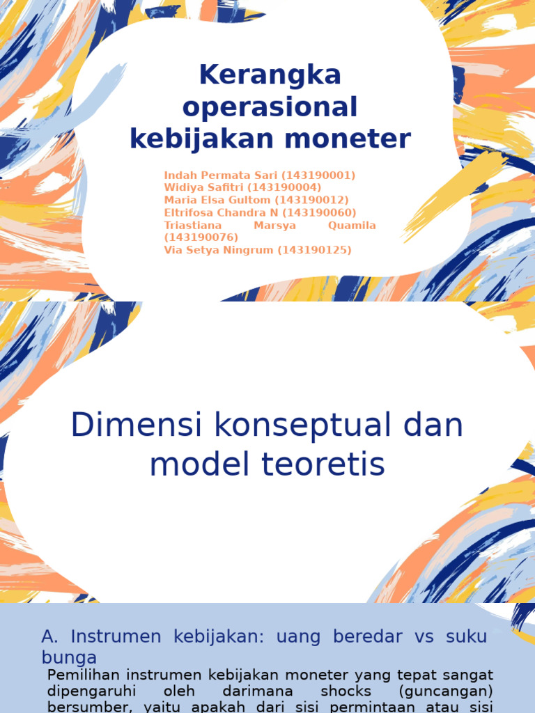 Kerangka Operasional Kebijakan Moneter | PDF