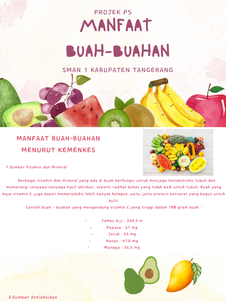 Manfaat Buah-Buahan | PDF