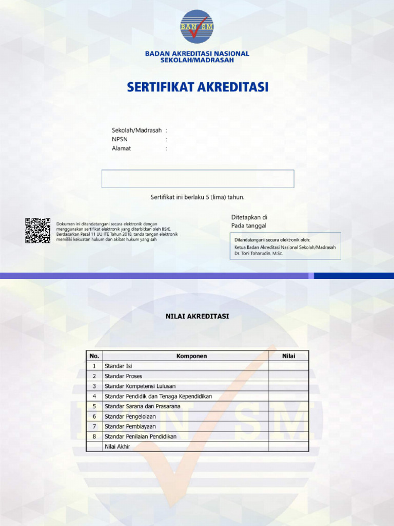 SERTIFIKAT AKREDITASI SMP (22 November 2023) - Compressed - SCS SMP SMA ...