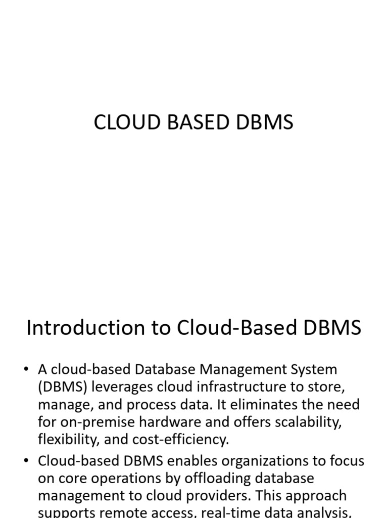 Cloud_based_DBMS | PDF | Cloud Computing | Databases Cloud_based_DBMS | PDF | Cloud Computing | Databases