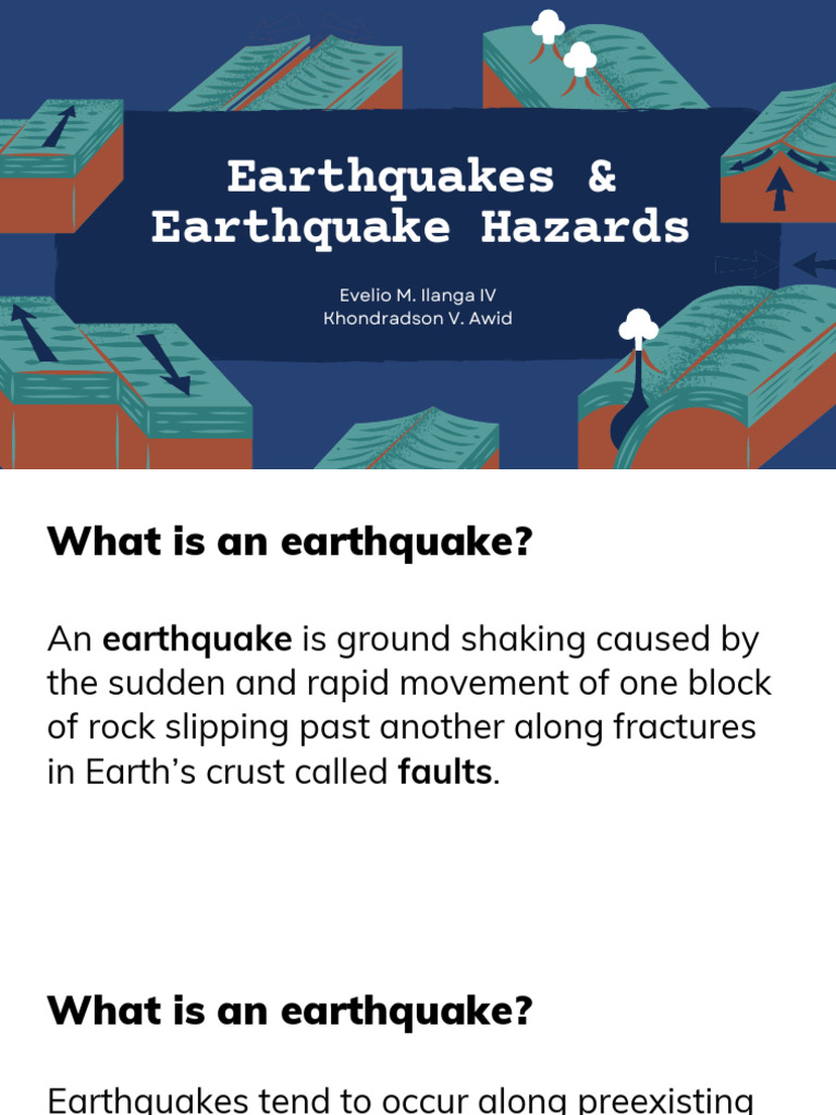 Earthquakes and Earthquake Hazards | PDF | Earthquakes | Moment ...