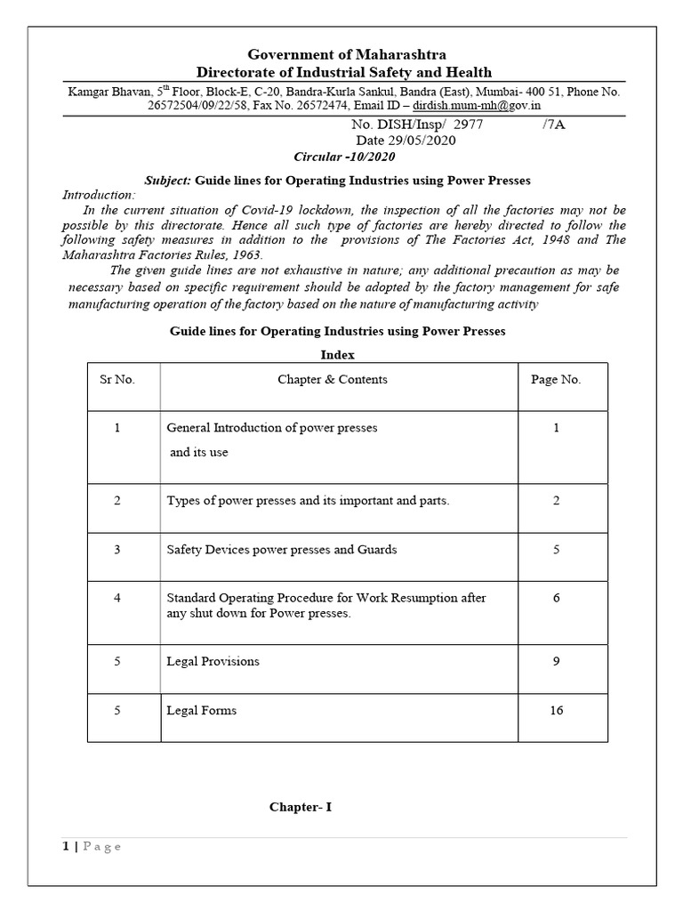 Operating Industries Using Power Presses | PDF | Clutch | Mechanical ...