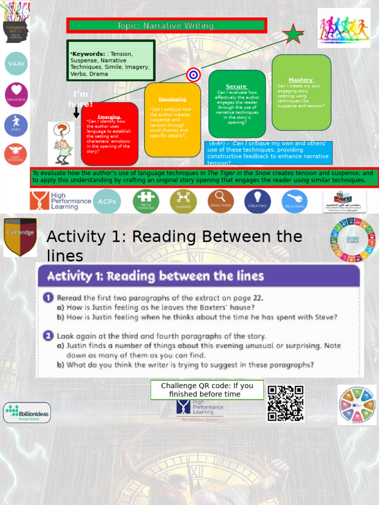 Unit 1 Narrative Writing lesson 7 -sec4 - studentCopy | PDF | Human ...