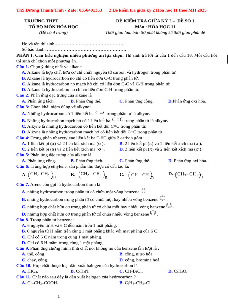 07. HOA 11 - GK2 | PDF