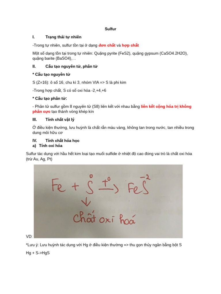 Sulfur 2 | PDF