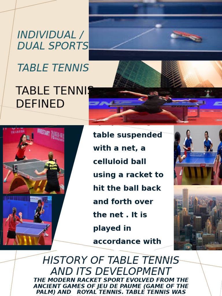 PATHFIT3 Week2Individual DualSportsTableTennisSept.2 72024 | PDF | Table Tennis | Ball Games