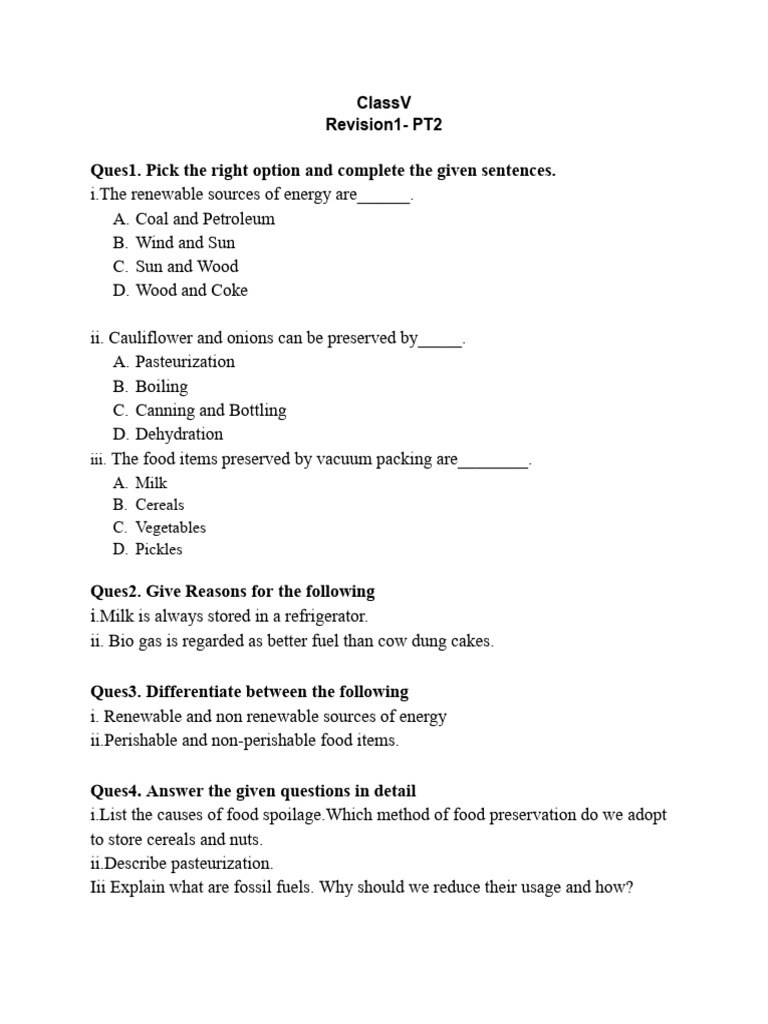 Class 5.revision 1.PT2 | PDF