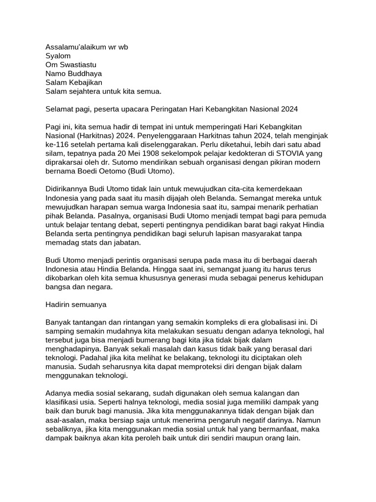 Harkitnas 2024 | PDF