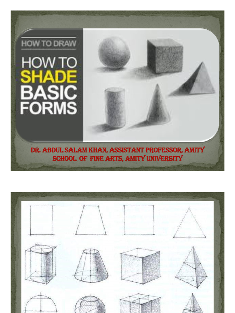 1 How to Draw Basic Shape and Its Rendering | PDF