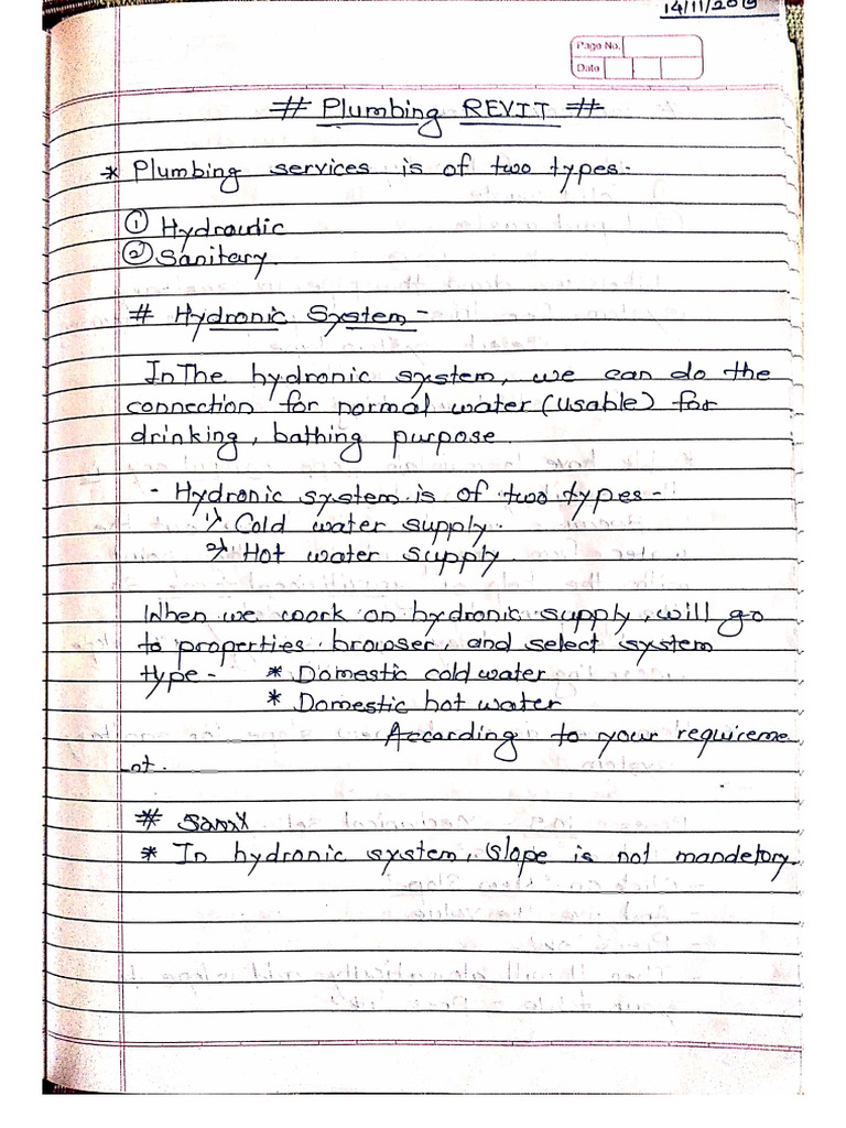 REVIT Plumbing | PDF