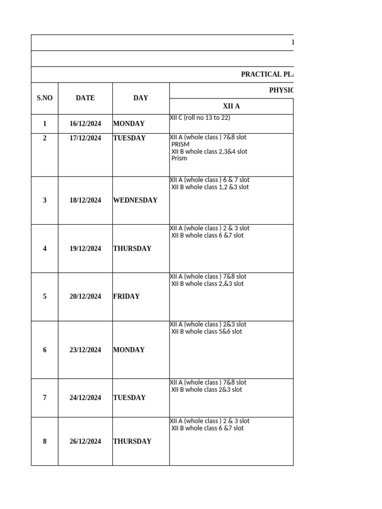 Mock Practical Planner | PDF | Salt (Chemistry) | Calcium