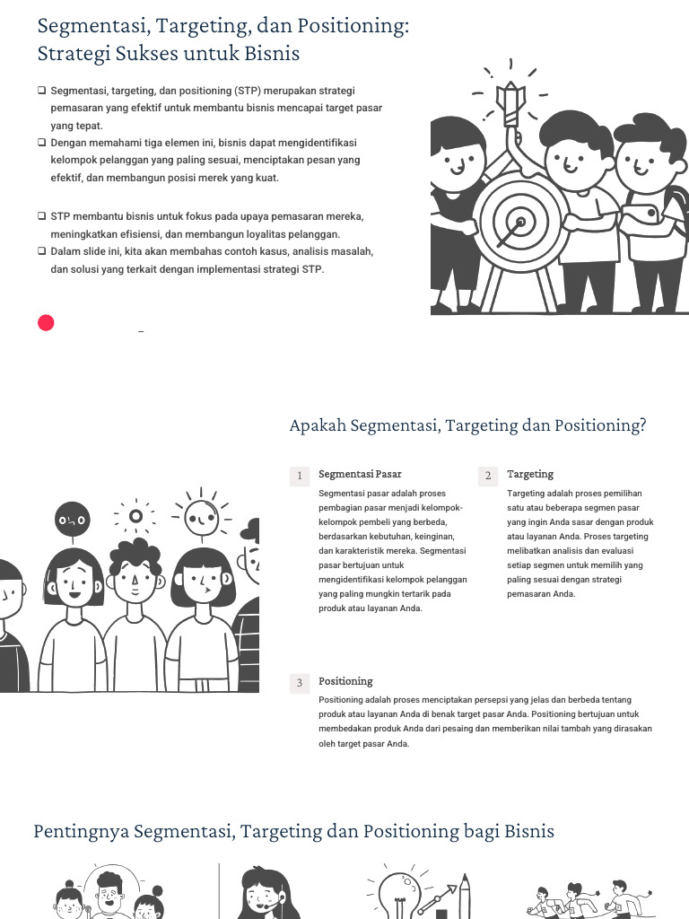 Segmentasi Targeting dan Positioning Strategi Sukses untuk Bisnis | PDF