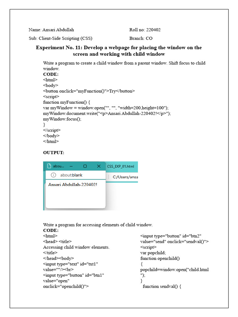 JavaScript Client-Side Scripting Guide | PDF | Web Development | Software Engineering
