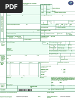 Sad 500 - Customs Declaration Form: by Road | PDF | Customs | Paper