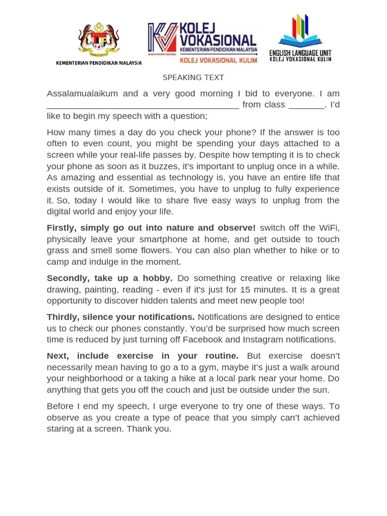 Public Speaking Text Edited | PDF