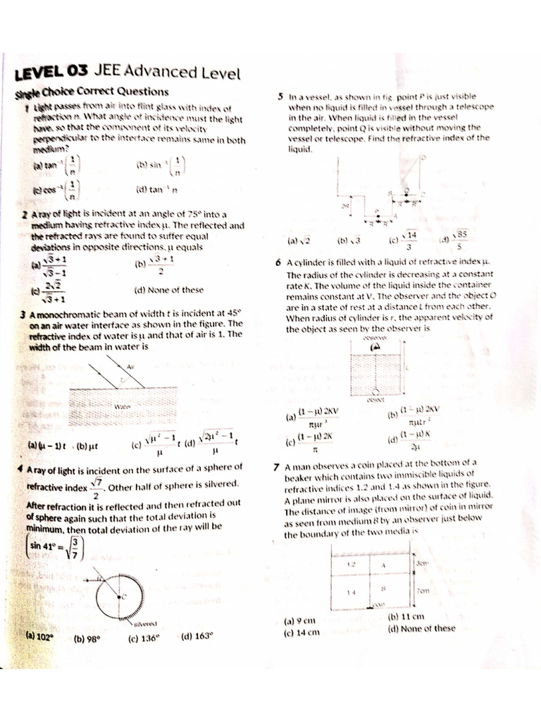 Refraction Level 3 Pdf