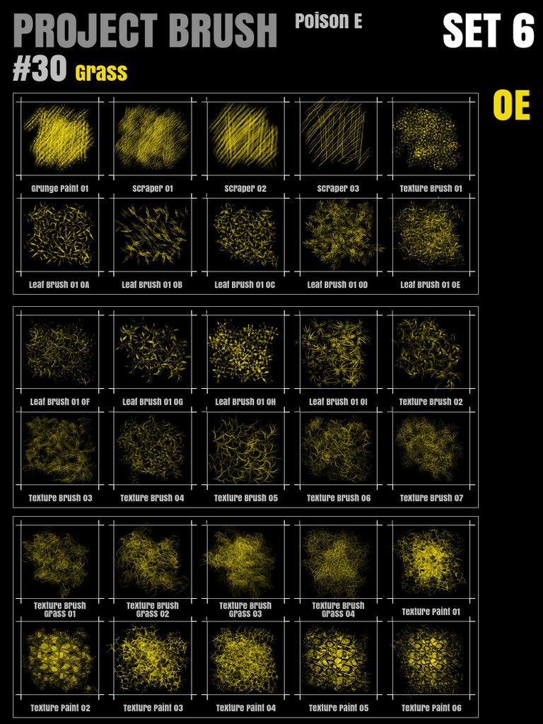 Project Brush: Grunge & Texture Set | PDF