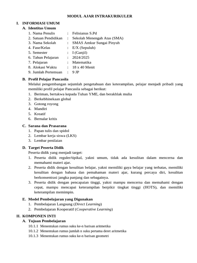GAN. X MODUL 2 Ganjil | PDF