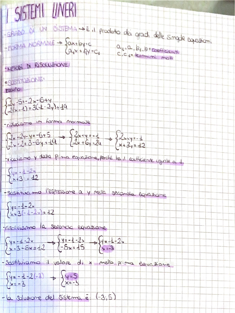 I i_sistemi_lineari | PDF