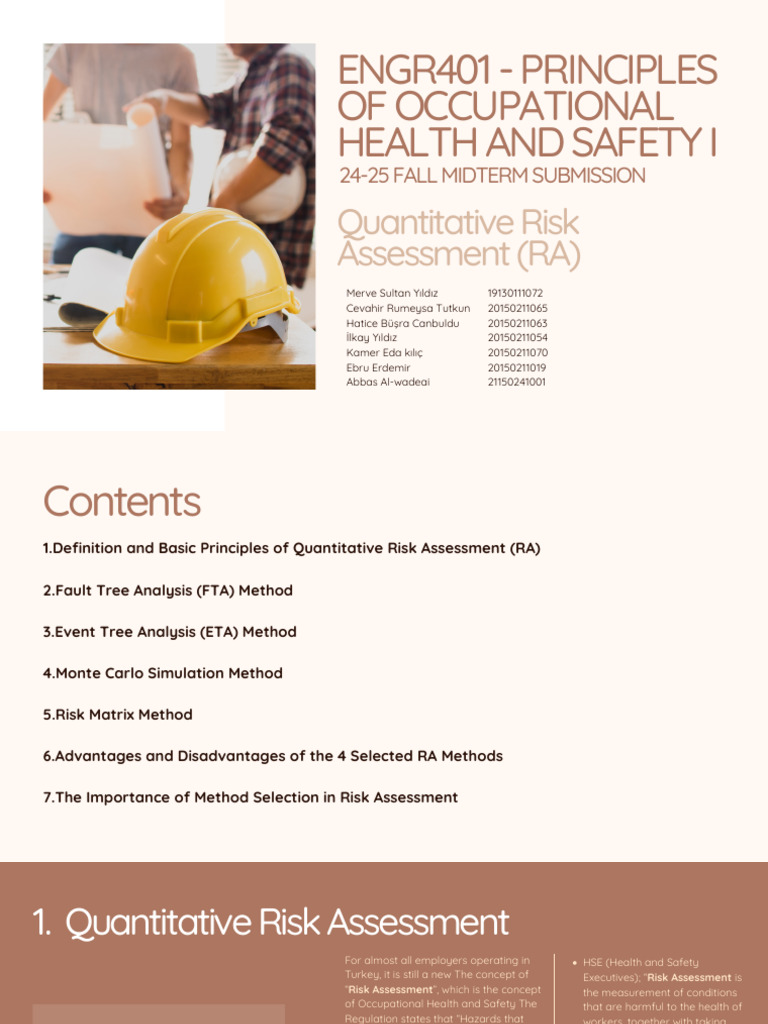 ENGR401 MidtermPresentation Group5 | PDF | Risk | Simulation