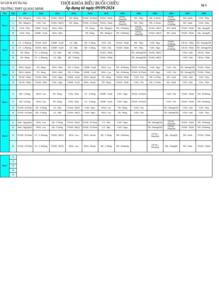 TKB-số-1_-buổi-chiều-học-BDKT-1 | PDF