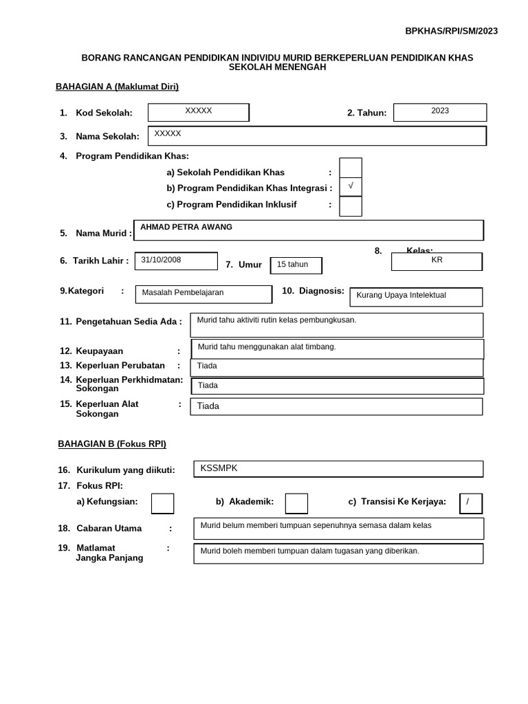 RPI PEKAN FASA 2; TRANSISI KERJAYA RPI (2) | PDF