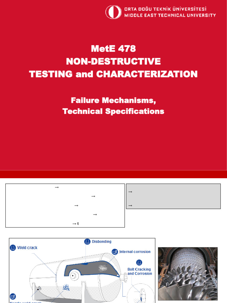 METE 478 - Lecture 3 - Technical Specification, Failure Mechanisms - 2024 | PDF | Fatigue ...